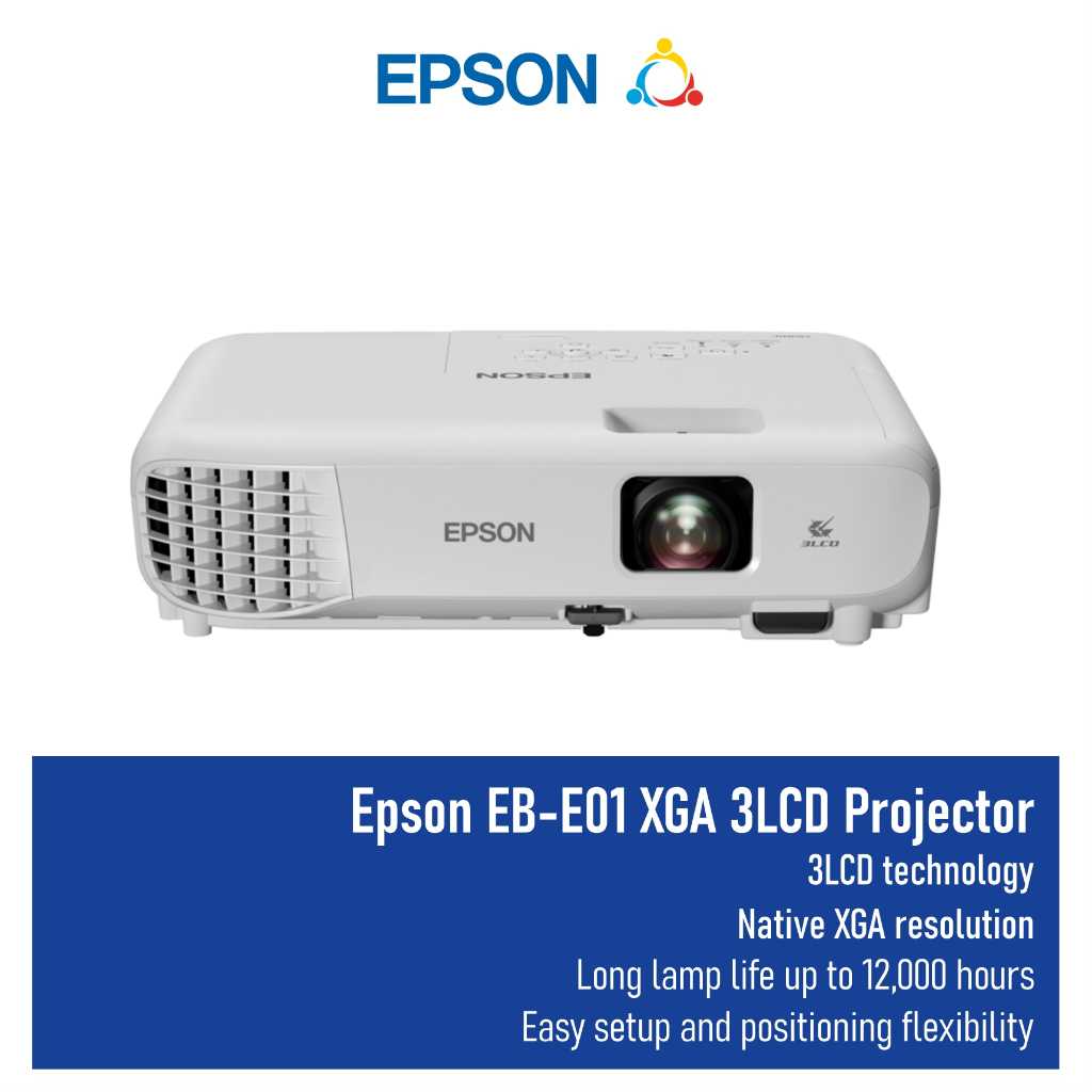 Jual Epson EB-E01 XGA 3LCD Projector | Shopee Indonesia