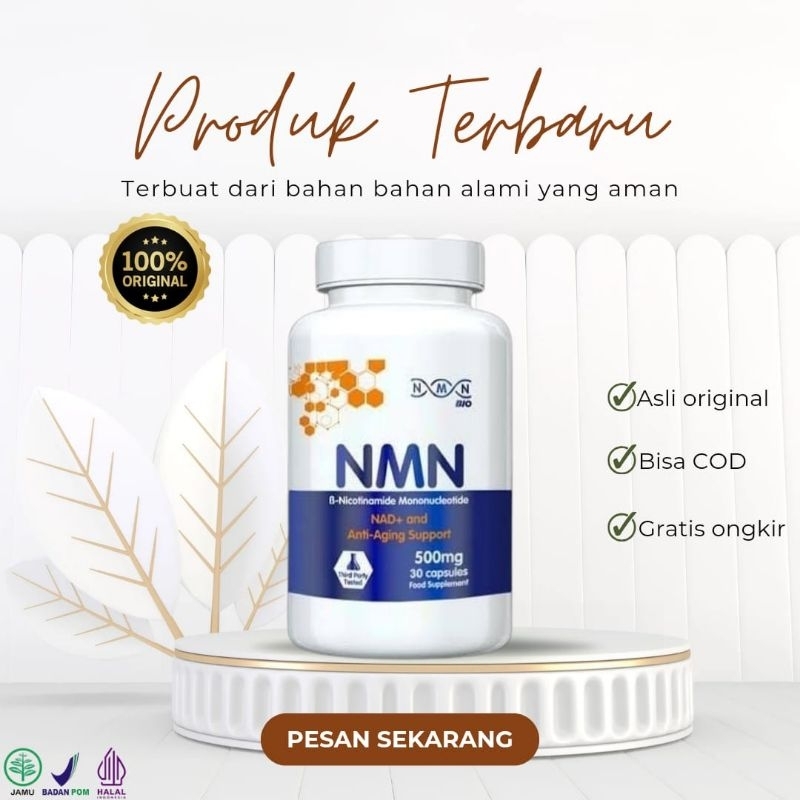 Jual NMN Bio B - Nicotinamide Mononucleotode - 500mg Anti-Aging & NAD+ 30 CAPS | Shopee Indonesia