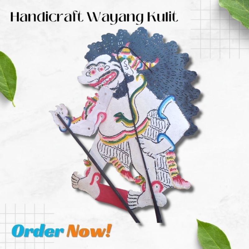 Jual Wayang Kulit Asli Buto Amral Wayang Kulit Standar Dalang | Shopee ...