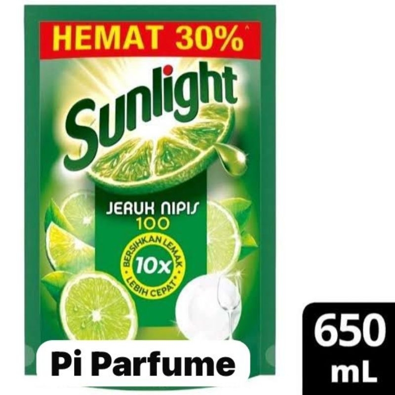 Jual SUNLIGHT SABUN CUCI PIRING CAIR REFILL JERUK NIPIS 650 ML | Shopee Indonesia