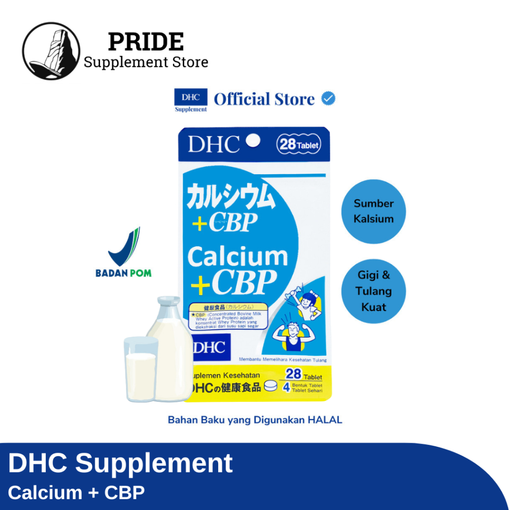Jual DHC Supplement Calcium / Suplemen Makanan Kalsium Vitamin D ...