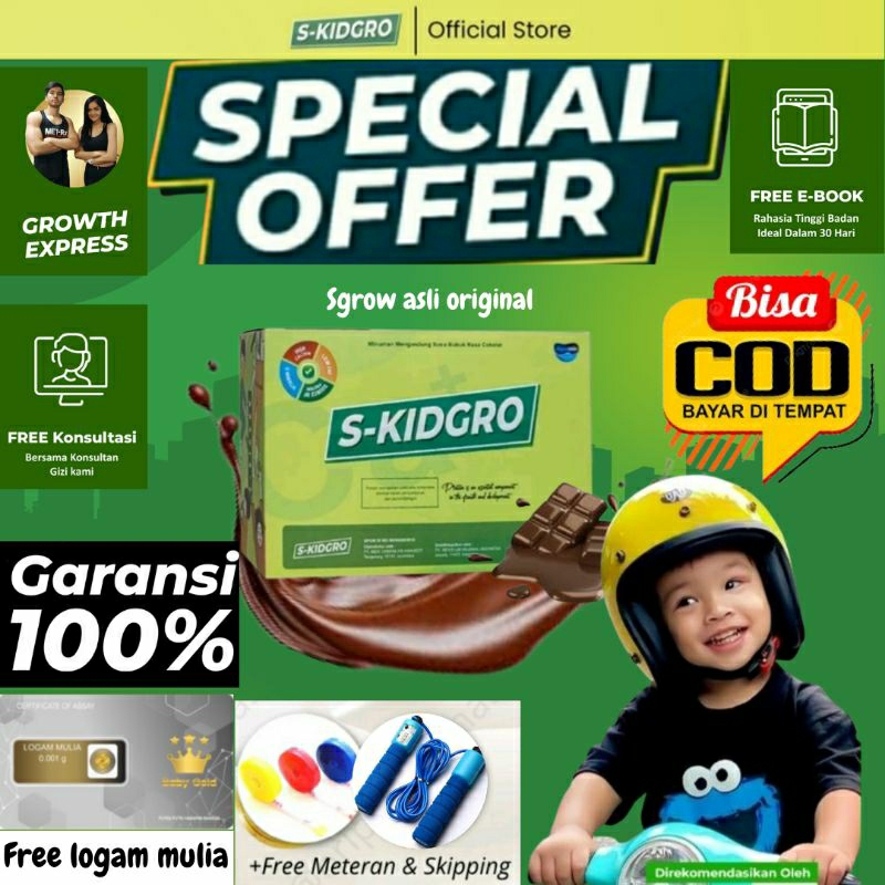 Jual S KIDGRO SUSU PENINGGI ANAK TERBAIK | SKID GROW | SUSU SKIDGRO | S ...