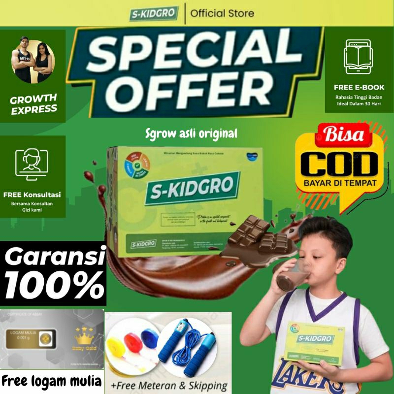 Jual S Kidgrow Official Store Peninggi Anak S Kidgro Skidgrow Original ...