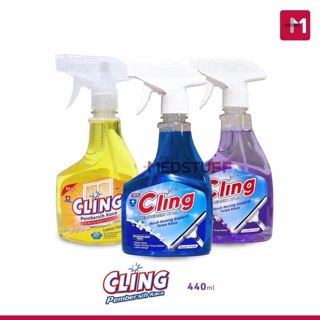 Jual Cling Pembersih Kaca 440ml Botol | Shopee Indonesia