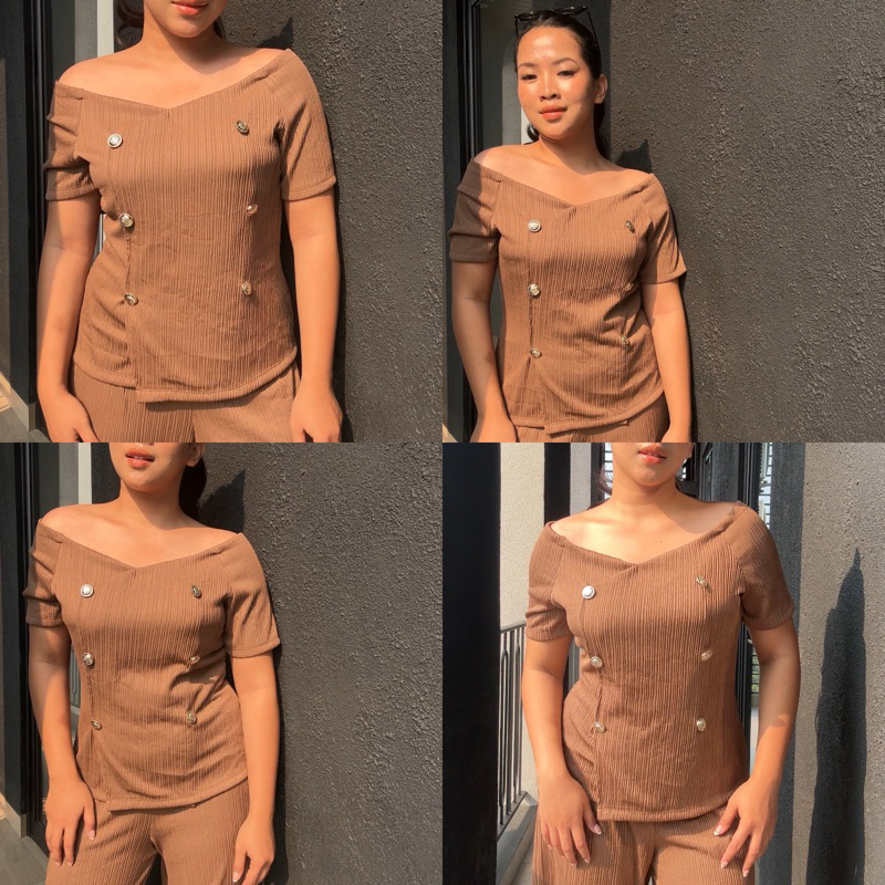 Jual Indiand_Co | Set Alexa dan Meysa Top| Atasan dan Bawahan Knit ...