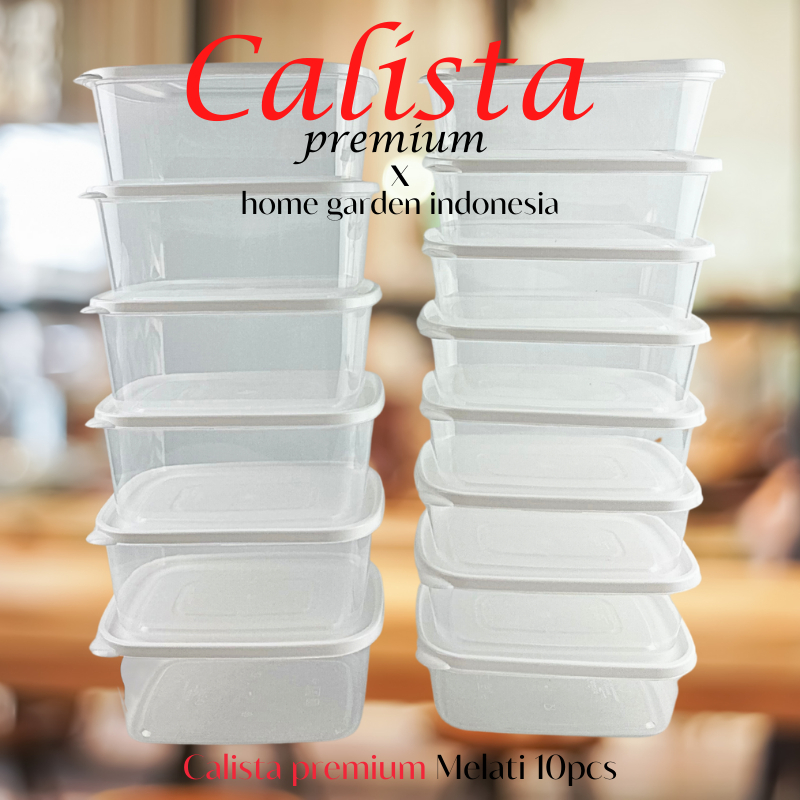 Jual [ CALISTA ] TOPLES PLASTIK CALISTA MELATI SET ISI 10PCS FOOD ...