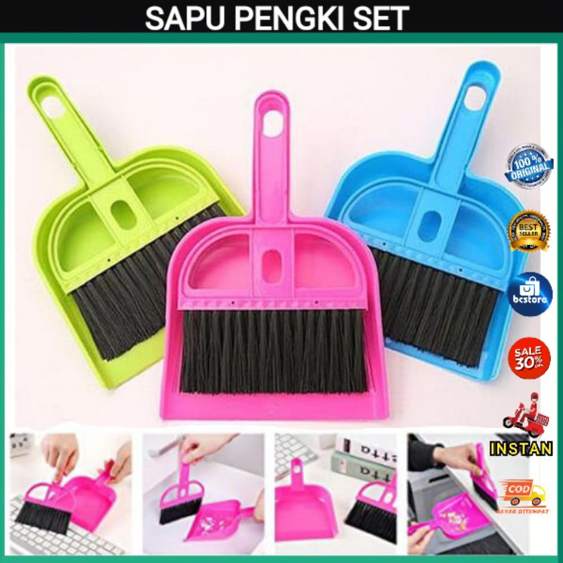 Jual Sapu Pengki Set Sapu dan Pengki Mini Set Mini Dustpan Set | Shopee ...