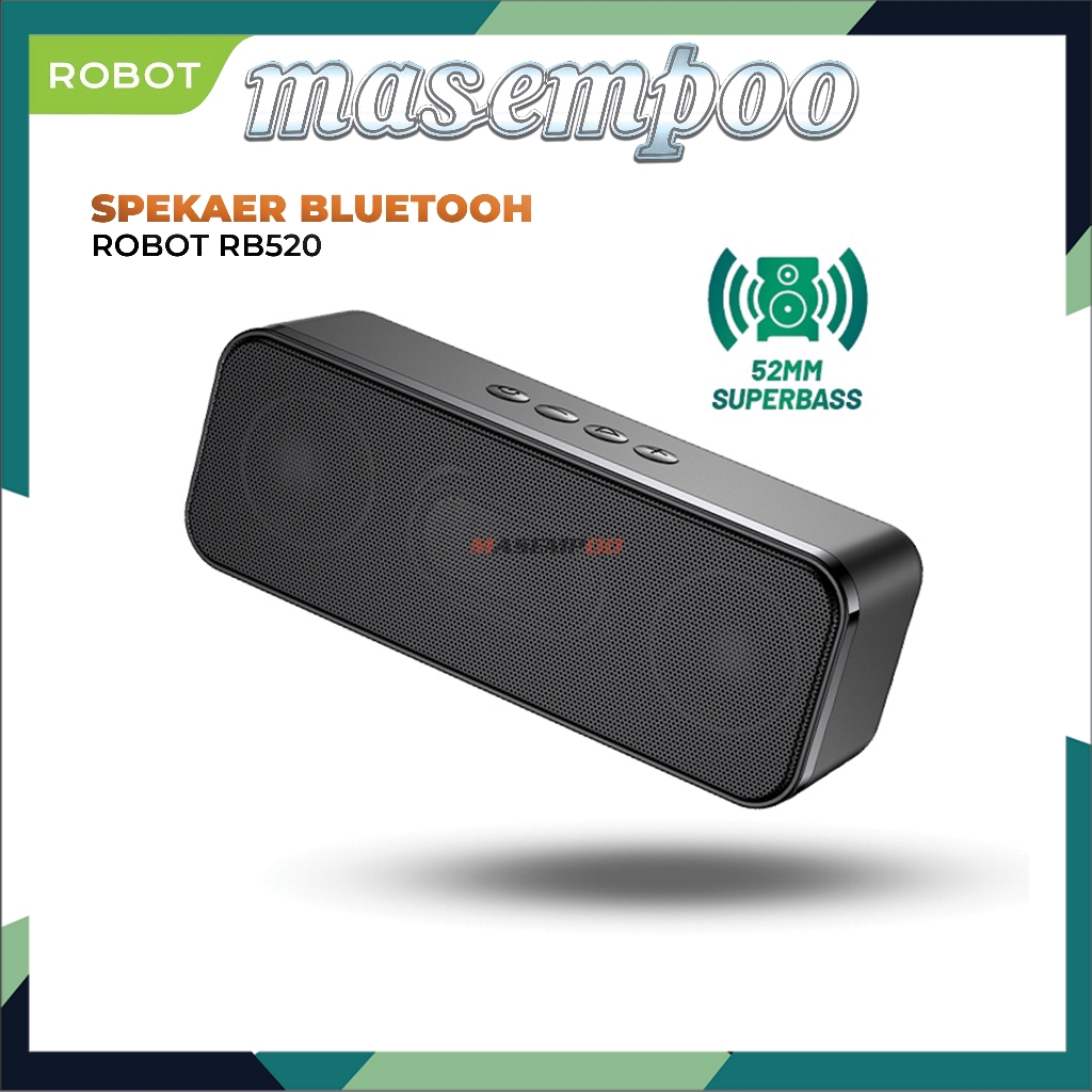 Jual ROBOT Speaker Wireless RB520 Bluetooth 5.0 Portable Audio Super Bass Stereo - Garansi 1 ...