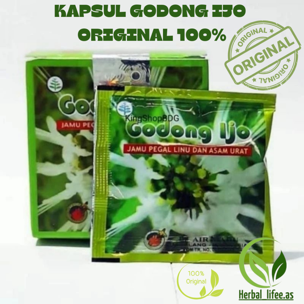 Jual Kapsul Godong Ijoo Isi 10 Sachet | Shopee Indonesia