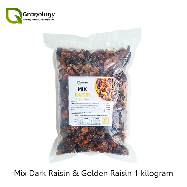 Jual Mix Raisin 1 kilogram (Dark Raisin & Golden Raisin) | Shopee Indonesia