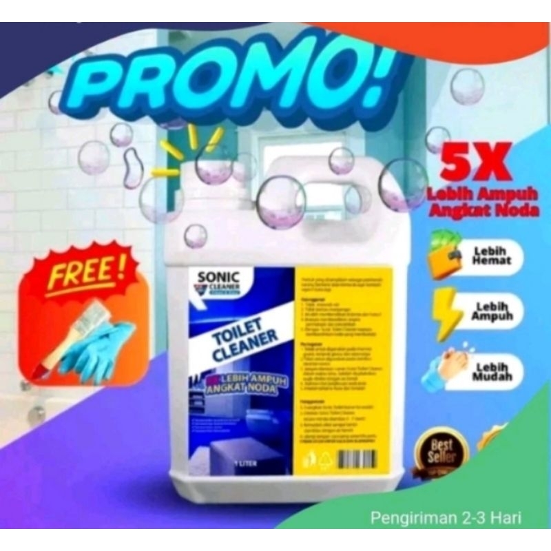 Jual SONIC TOILET CLEANER Terbaru ( 1liter ) sonic Toilet cleaner viral ...