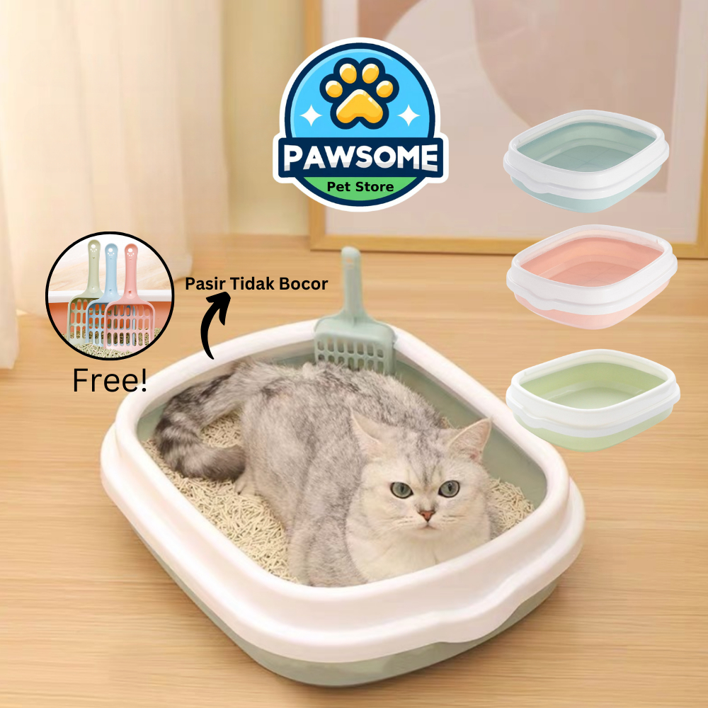 Jual PS Bak Pasir Kucing Bak Toilet Kucing Baskom Kotoran Kucing Cat ...