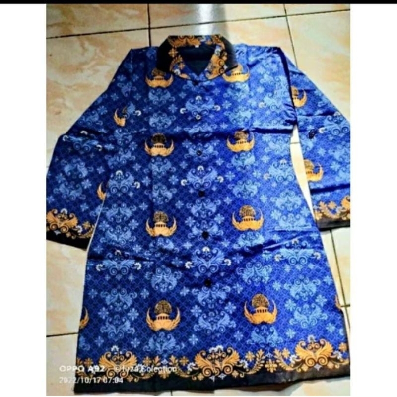 Jual Tunik Korpri Wanita Terbaru 2024 Batik ASN Lapis Furing | Shopee Indonesia