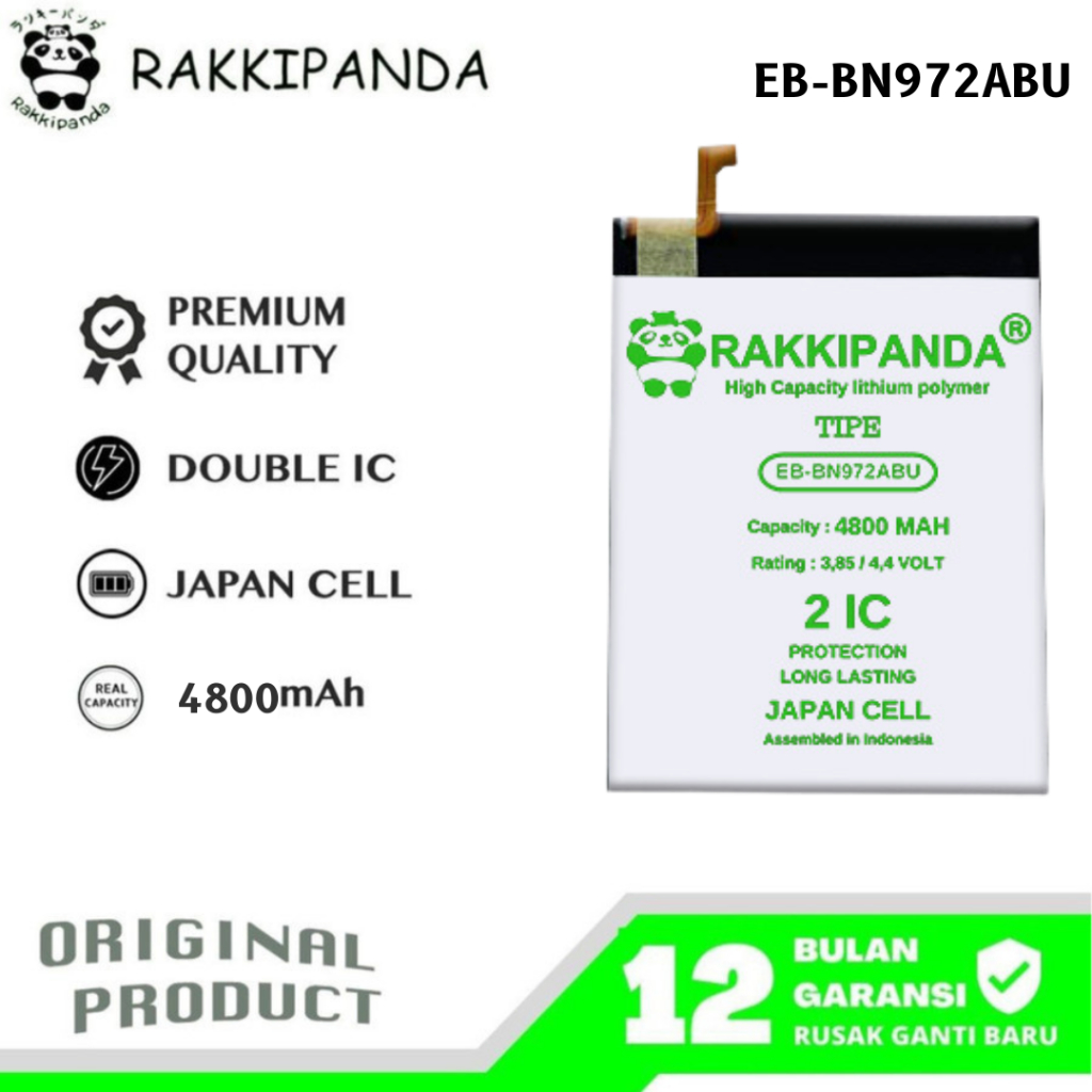 Jual RakkiPanda - EB-BN972ABU Samsung Note 10 Plus Batre Batrai Baterai ...