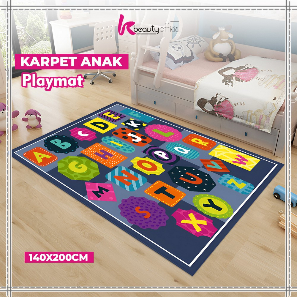 Jual KB-C784 Karpet Lantai Anak Playmate 140X200 / Karpet Kamar Tidur ...