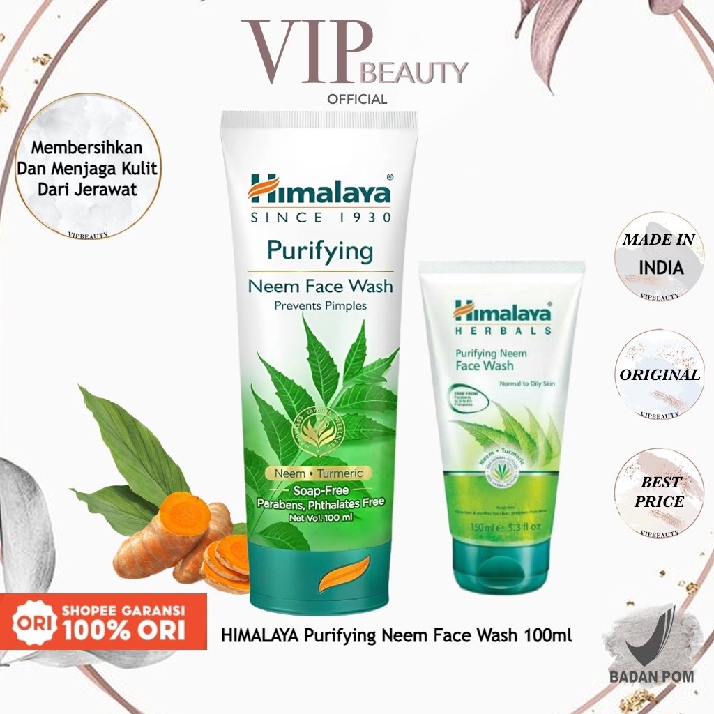 Jual HIMALAYA Purifying Neem Face Wash 100ml - Sabun Cuci Muka Untuk ...