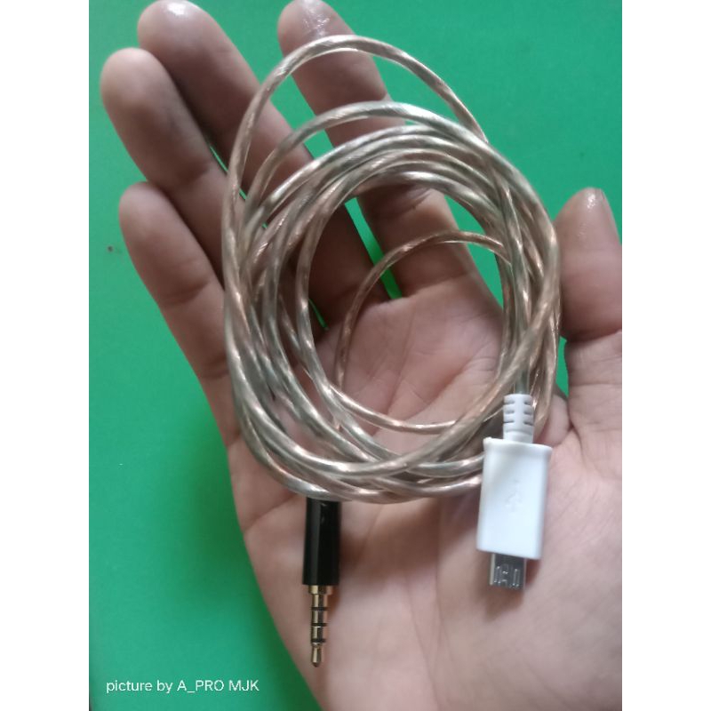 Jual Kabel Jack audio 3,5mm to Micro Record audio video live streaming ...