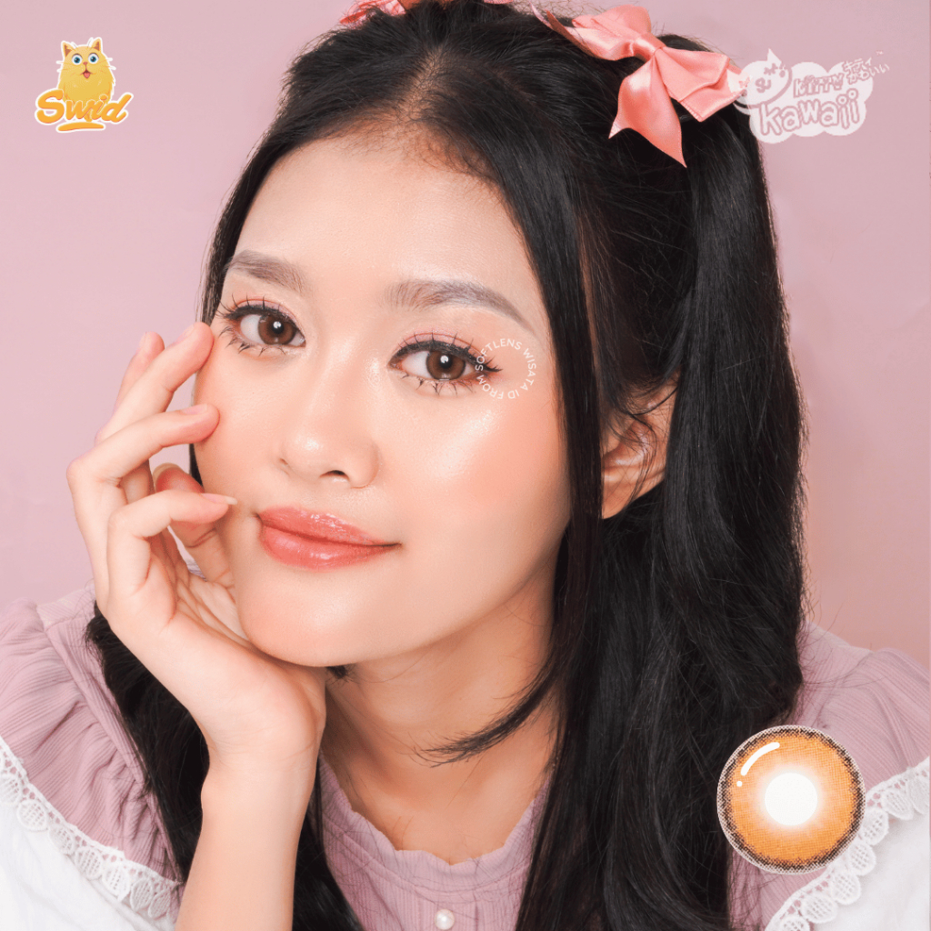 Jual Hazel Mini Ella 14.2mm Kitty Kawaii Softlens Normal Minus ...