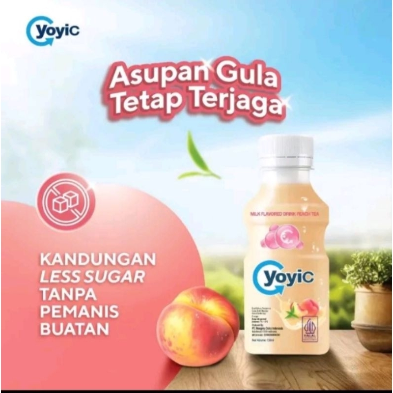 Jual Yoyic Minuman Susu Fermentasi uk 130ml Rasa Original isi 12 Pcs ...