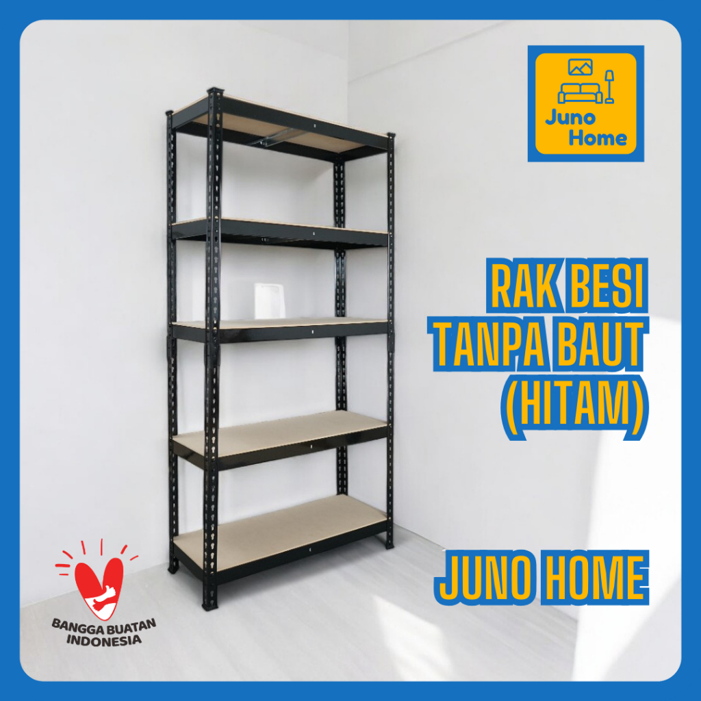 Jual Juno Home Rak Gudang Besi Multifungsi 5 Susun kapasitas 400KG Rak ...