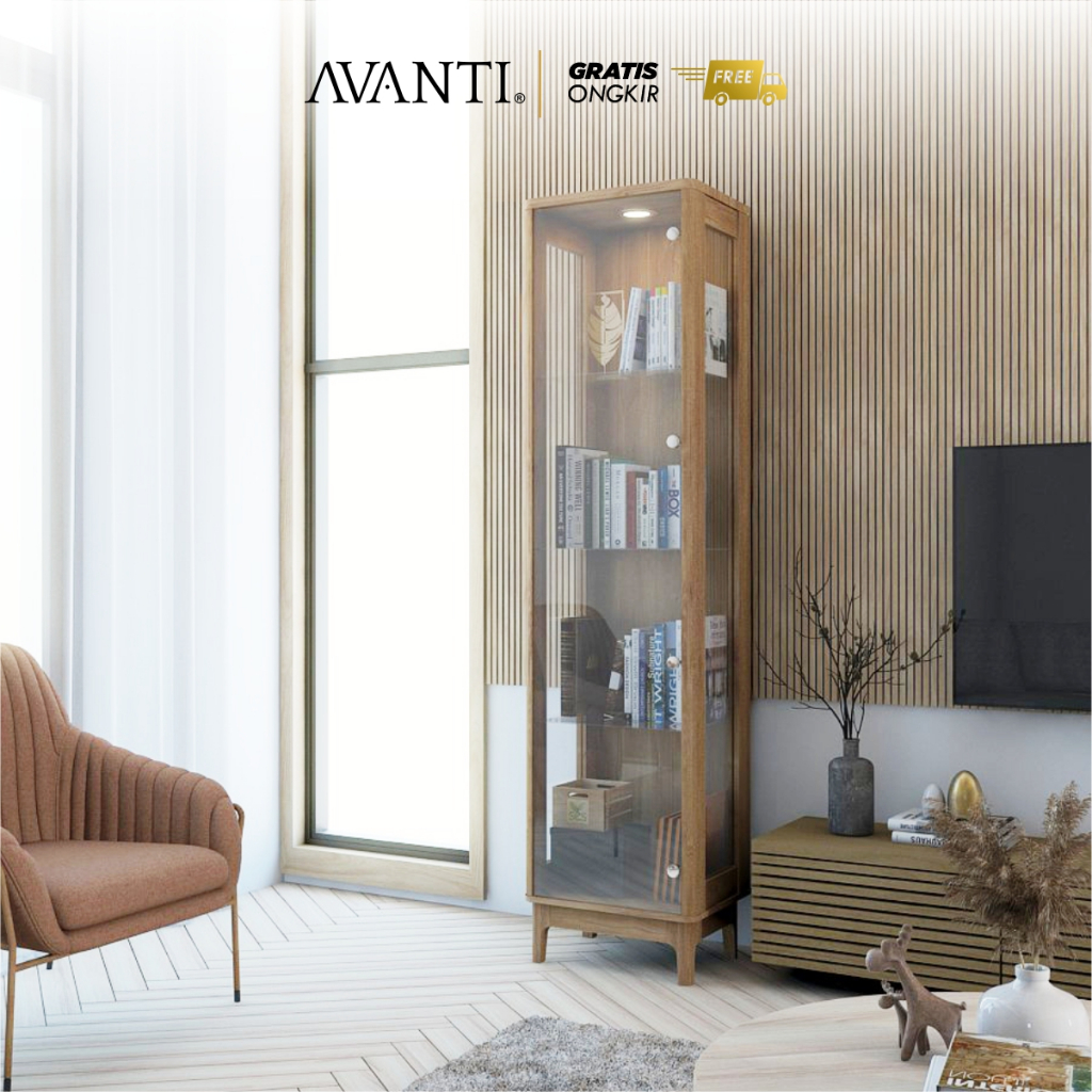 Jual Avanti Lemari Hias / Rak Kaca Display/ MONZA LH 50 | Shopee Indonesia