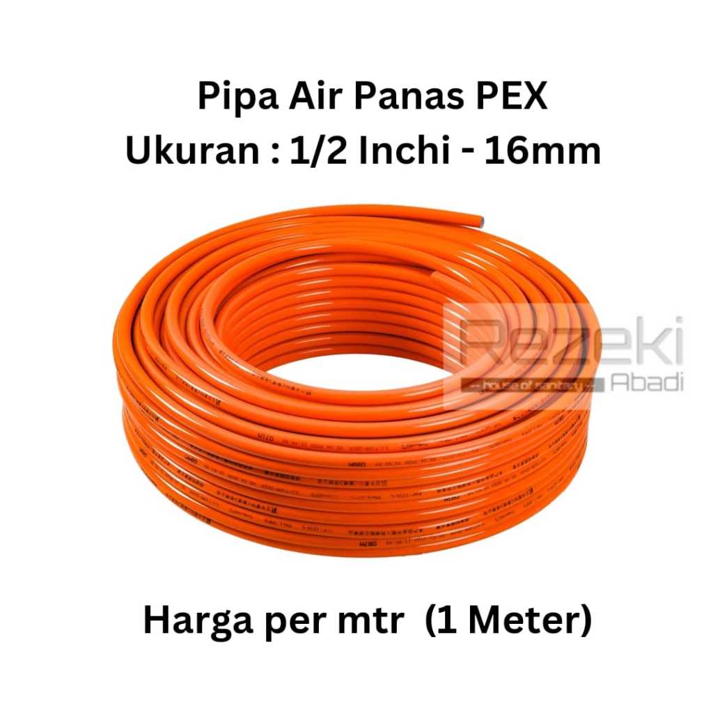 Jual Pipa Air Panas 1/2 Inchi - Selang Water Heater - Pipa Orange PEX ...