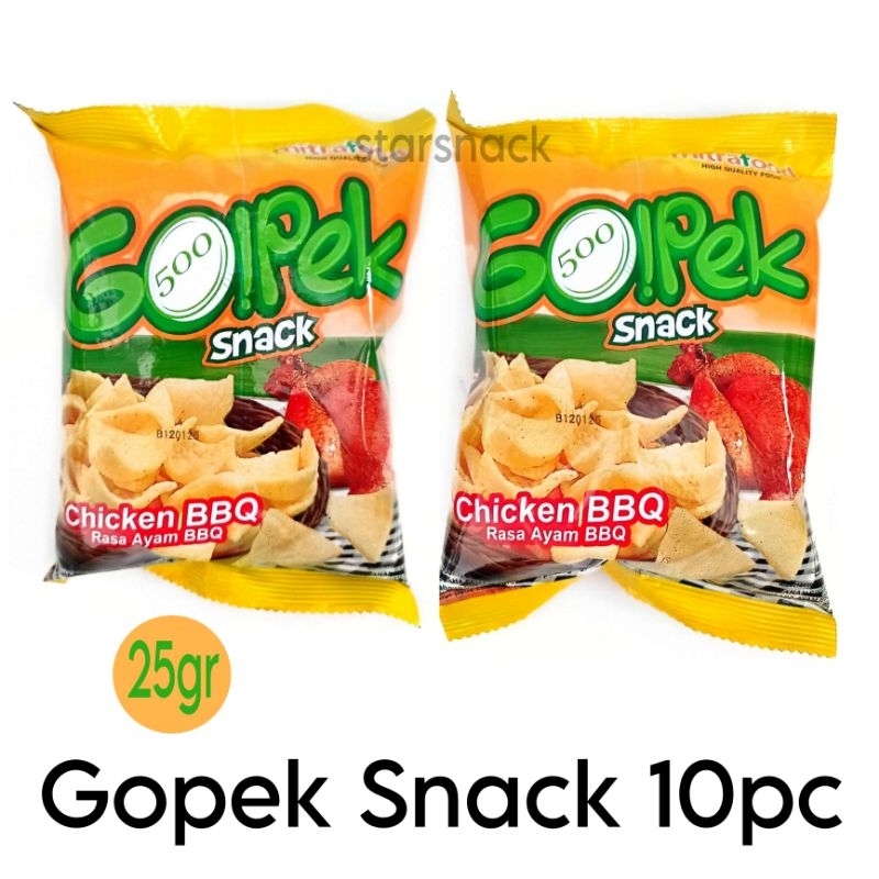 Jual Gopek snack Komo keripik isi 10pc | Shopee Indonesia