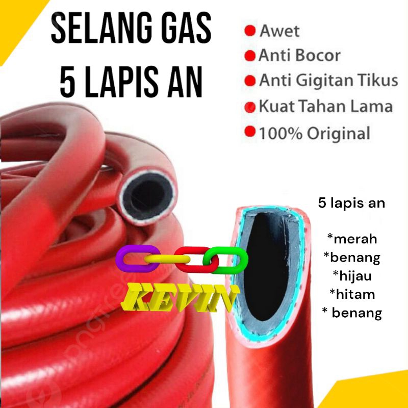 Jual Selang Gas Lpg 5 Lapis Sni Jual Meter an | Shopee Indonesia