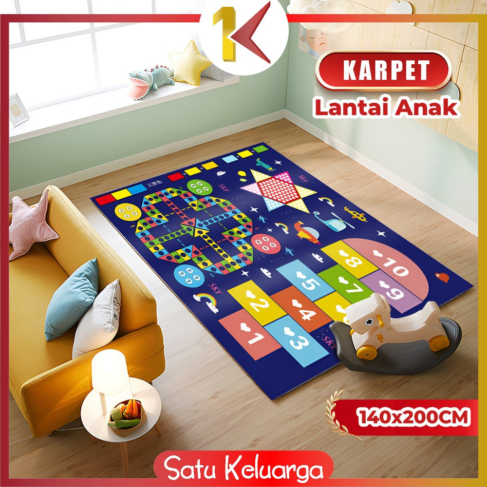 Jual SK-C784 Karpet Lantai Anak Playmate 140X200 / Karpet Kamar Tidur ...