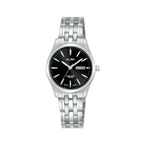 Jual Jam Tangan Alba Wanita AN8075 Silver Hitam Original Garansi Resmi ...