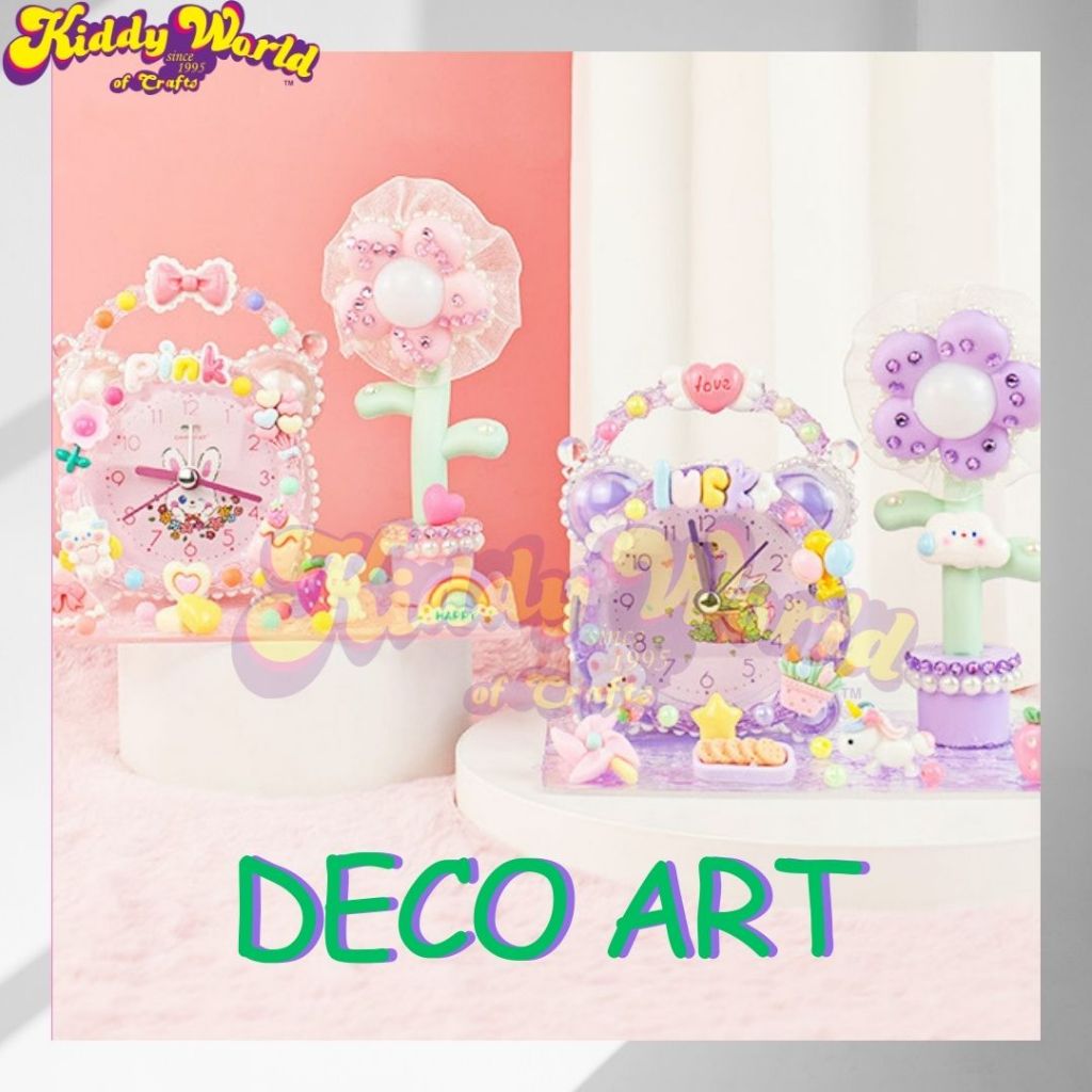 Jual Kiddy Deco Art Jam dan Lampu DIY - Mainan anak box kreatifitas DIY ...