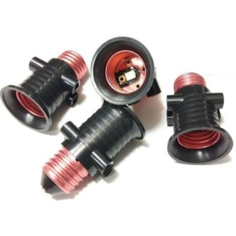 Jual Fiting Fitting Gantung Kombinasi Hitam Lampu E27 Kualitas SNI ...