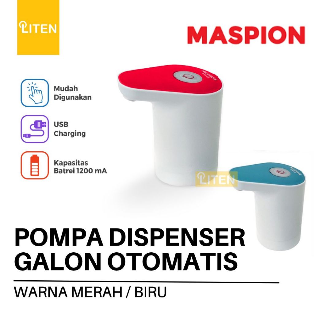 Jual MASPION Pompa Air Galon Elektrik Portable MPB-03 / MPB03 Murah ...