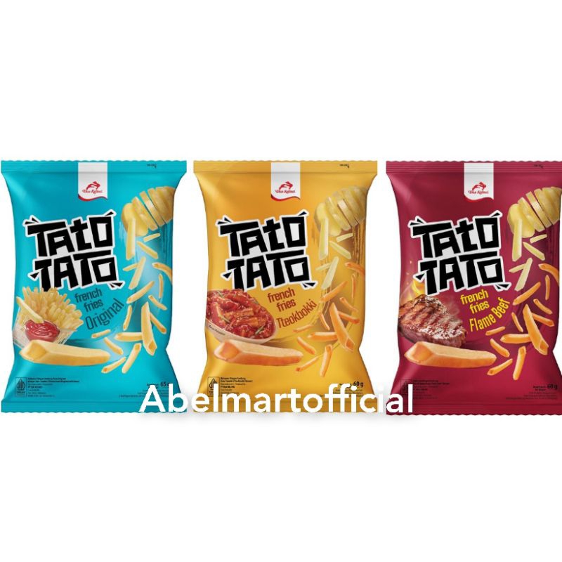 Jual TATO TATO SNACK KENTANG ORIGINAL DUA KELINCI / TATO TATO SNACK ...