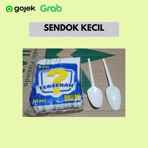 Jual Sendok Plastik Kecil - Sendok Puding Putih Susu isi 50 pcs ...