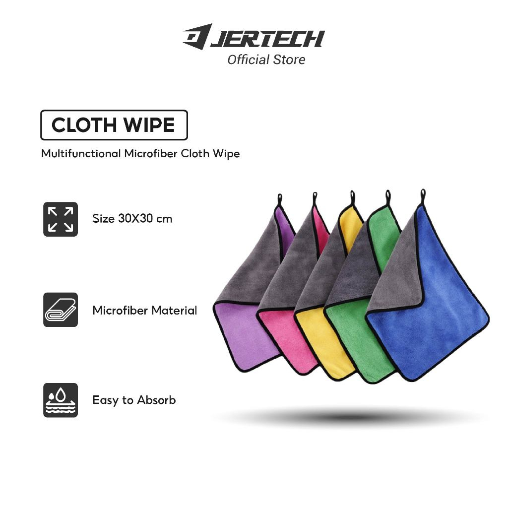 Jual Kain Lap Microfiber Multifungsi 2 Sisi 30x30cm HM012 - Jertech | Shopee Indonesia