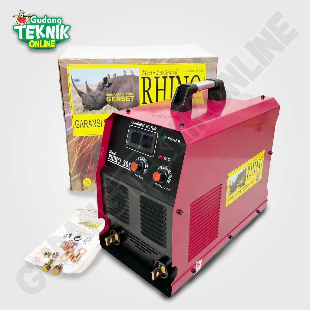 Jual Mesin Las Listrik RHINO 300A 3PHASE / Travo Las Inverter RHINO ...