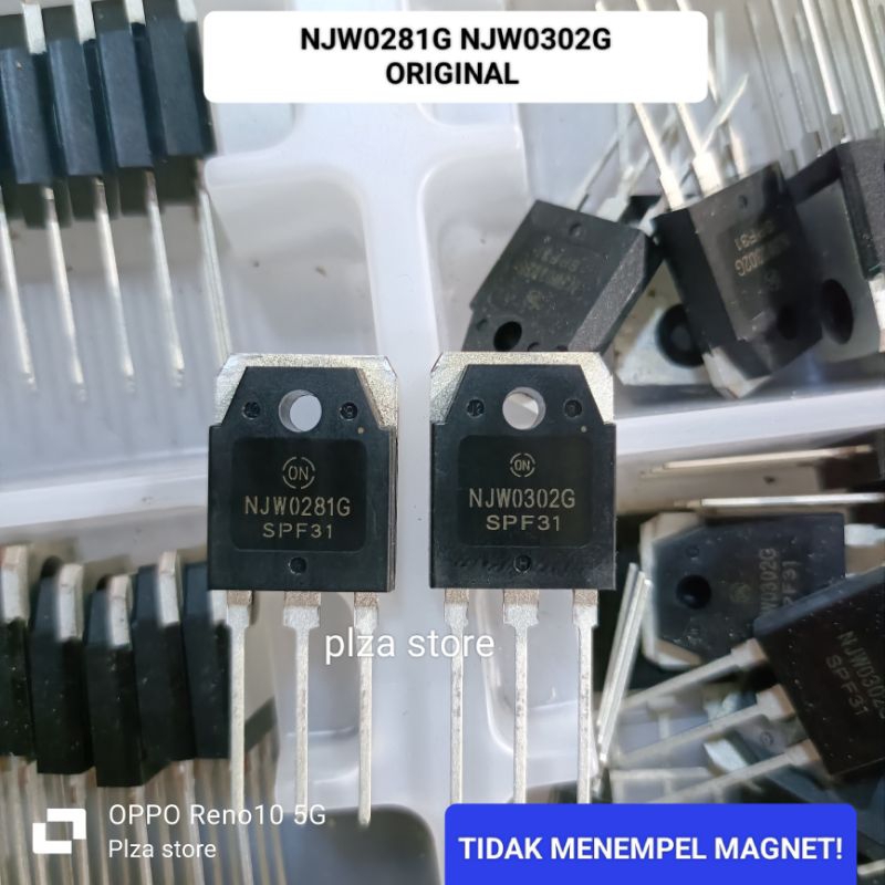 Jual TRANSISTOR NJW0281 NJW0302 ORIGINAL ONSEMI NJW 0281 NJW 0302 TR ...