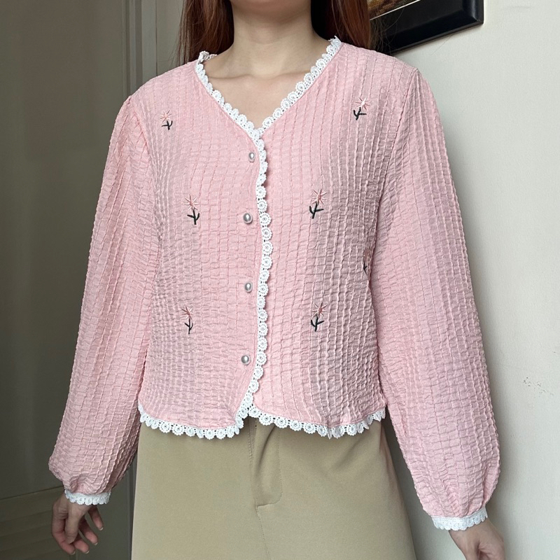 Jual Ledy Top atasan BKK blouse kemeja wanita Korean style by biel the ...