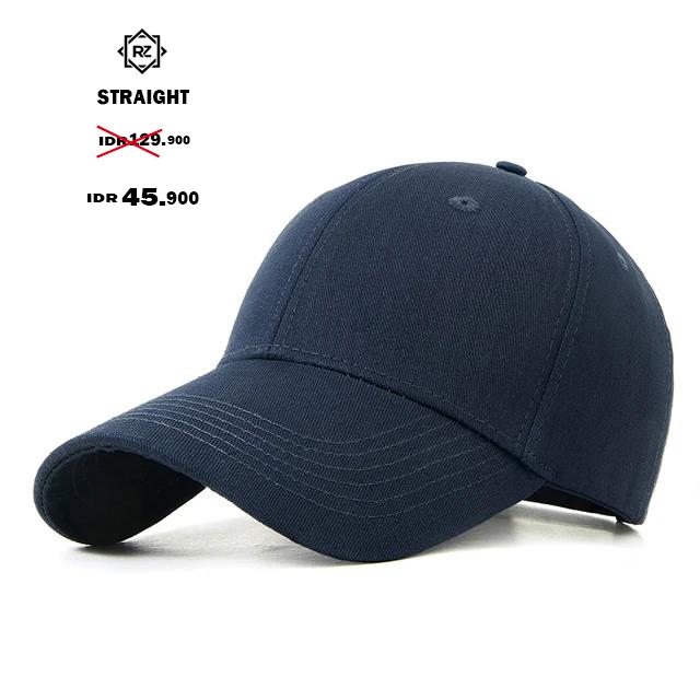 Jual Rz Straight - Topi Polos Baseball Caps Elegan Unisex | Shopee ...