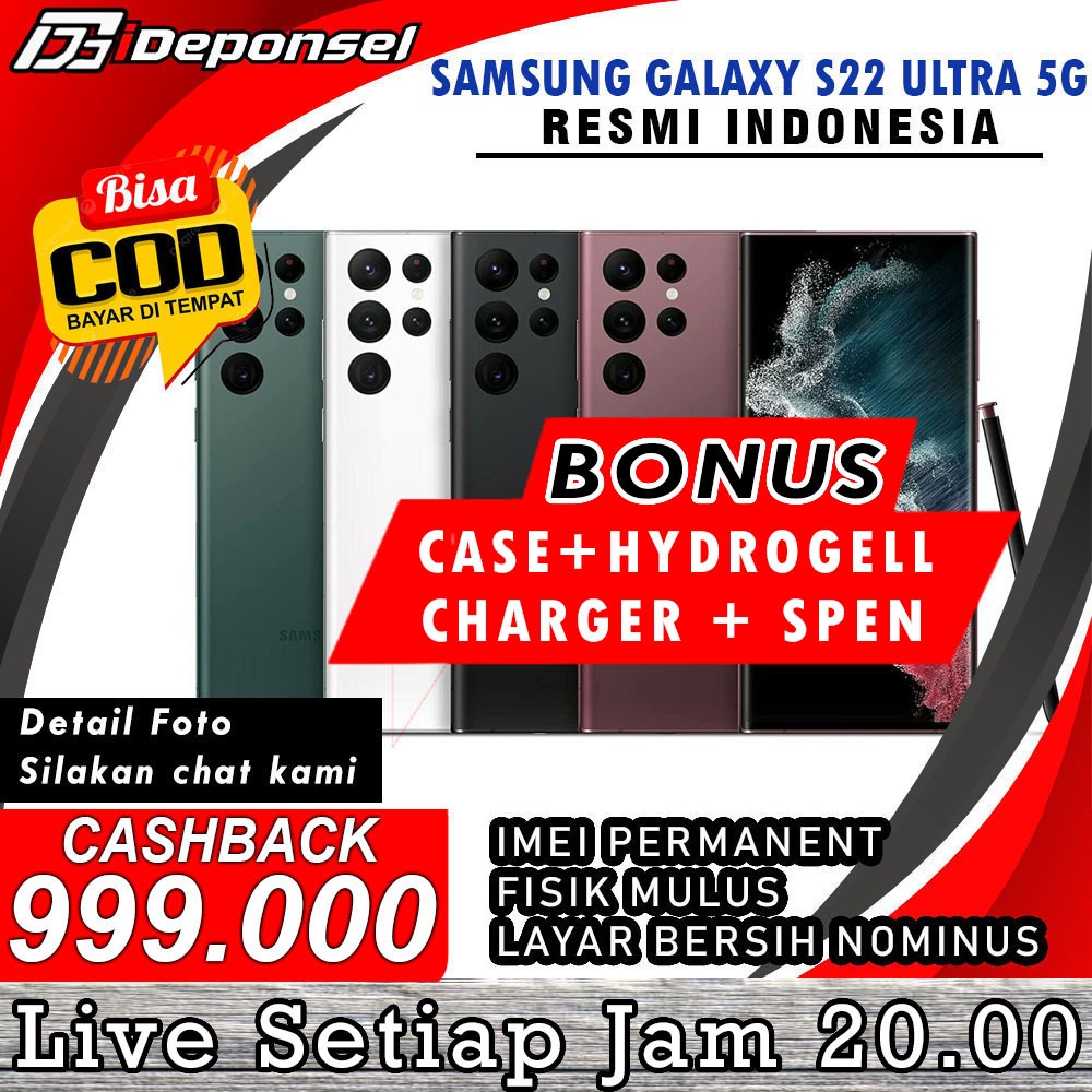 Jual SEIN Samsung Galaxy S22 Ultra 5G 12/512GB 256GB | S22+ Plus 8/128GB Second Fullset Original ...