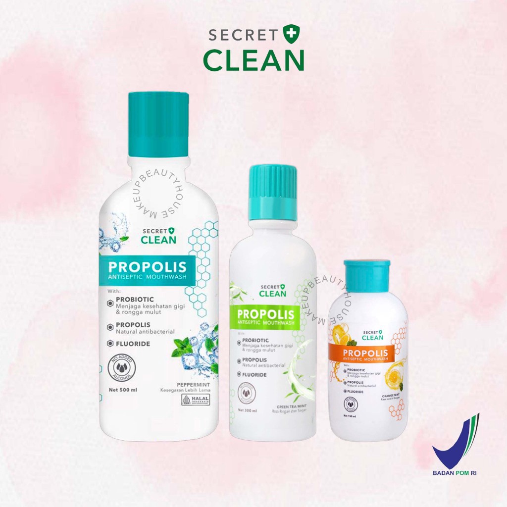 Jual PROMO MENARIK SECRET CLEAN Propolis Antiseptic Mouthwash ...