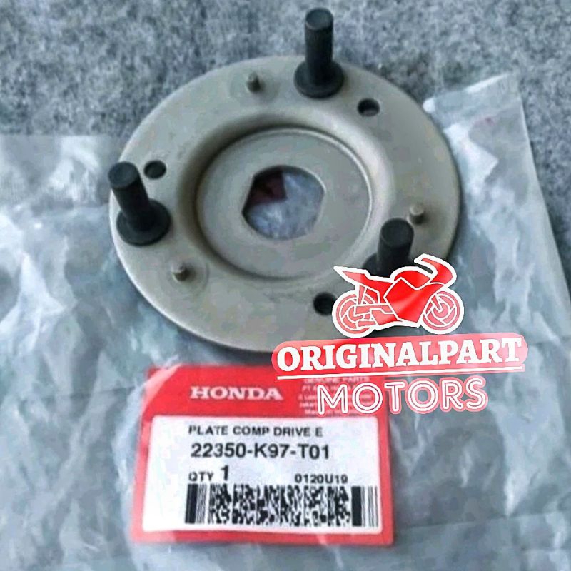 Jual Plate Comp Drive E Plat Dudukan Rumah Kopling Ganda Mesin Honda ...