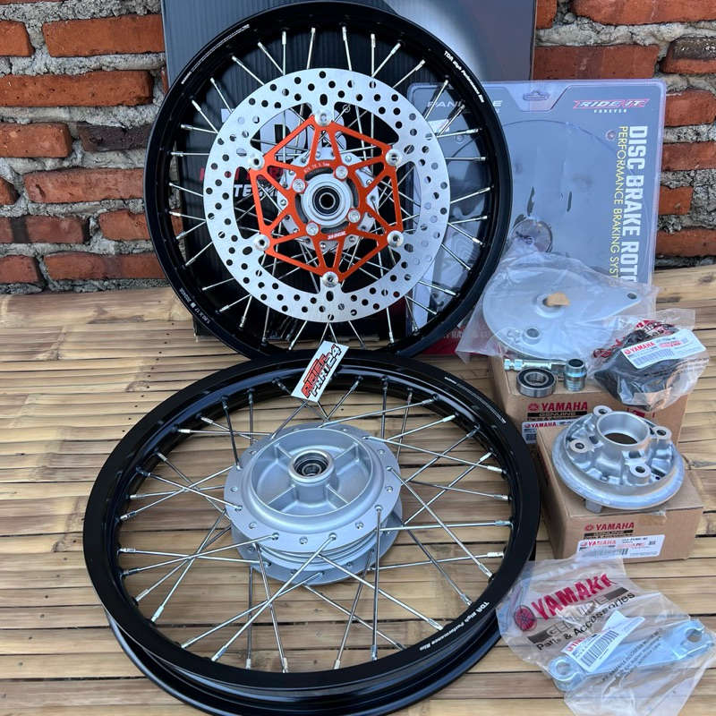 Jual Velg set tdr tromol jupiter belakang rx king original piringan ...