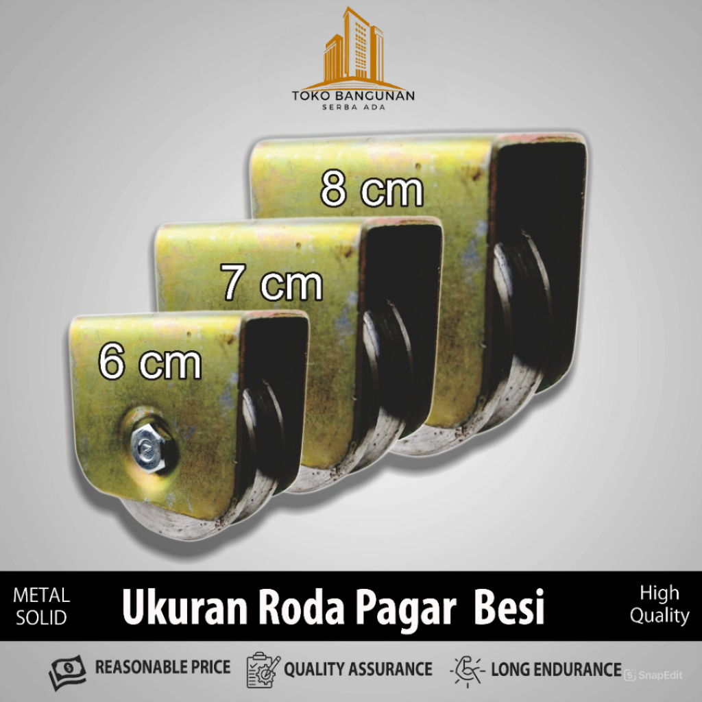 Jual RODA PAGAR BESI REL BULAT | Shopee Indonesia