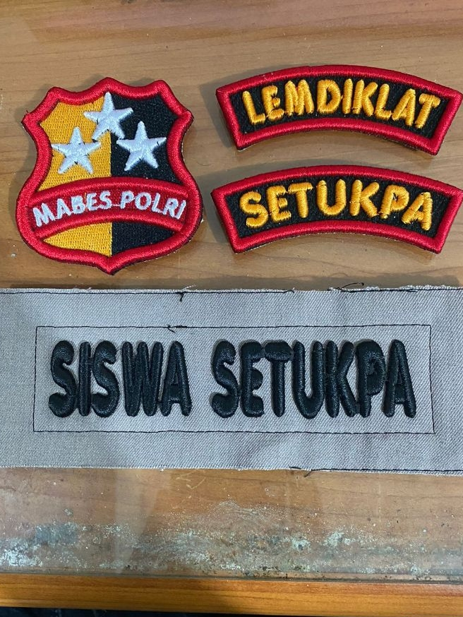 Jual bordir atribut timbul siswa setukpa READY STOK Set Bordir Mabes ...