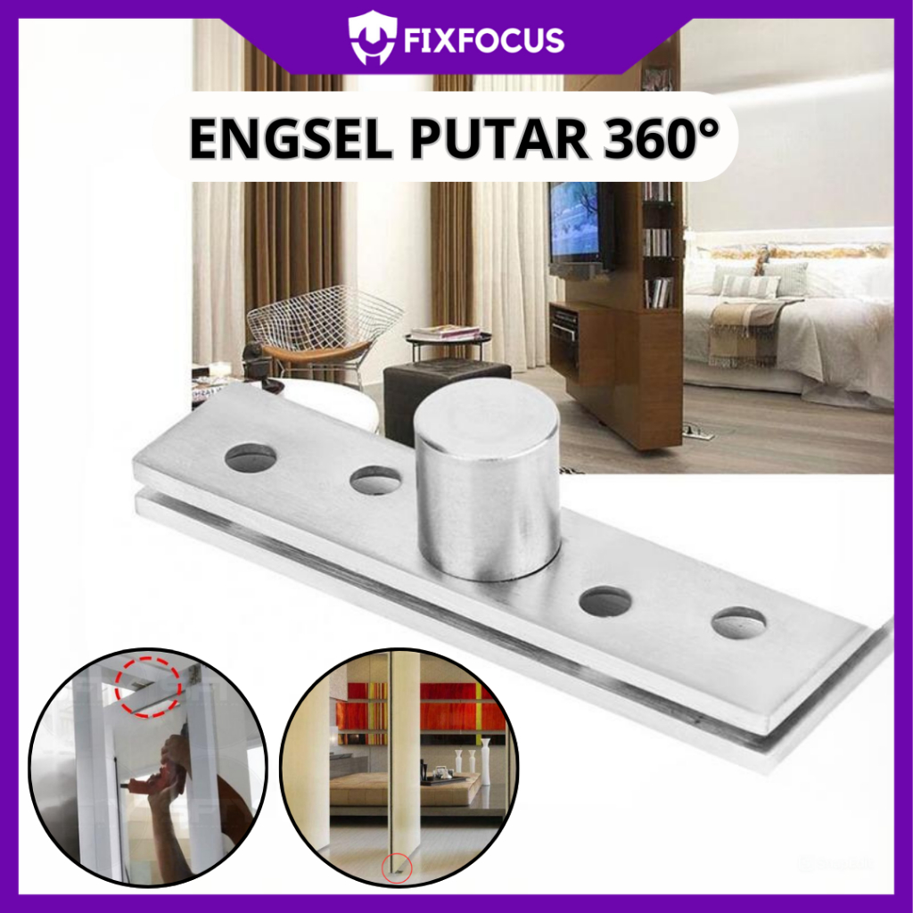 Jual Engsel Pivot Putar Jendela Pintu 360 Derajat Stainless Steel ...