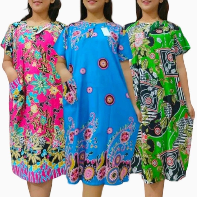 Jual 3 PCS DASTER IBU JUMBO LD 120 RAYON PREMIUM | Shopee Indonesia