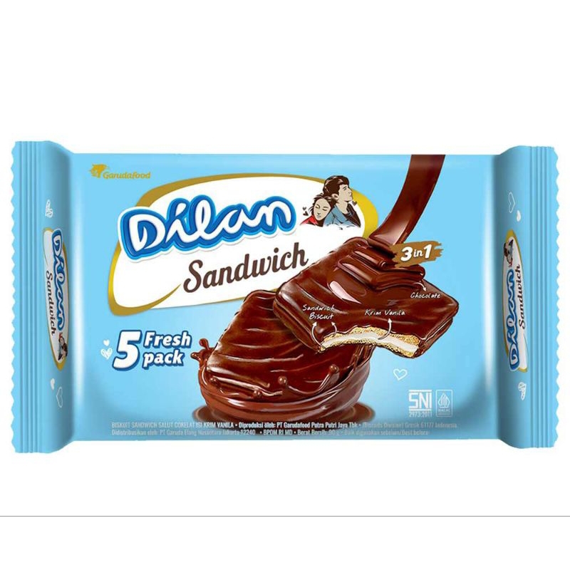 Jual Dilan Sandwich Coklat 80gr | Shopee Indonesia