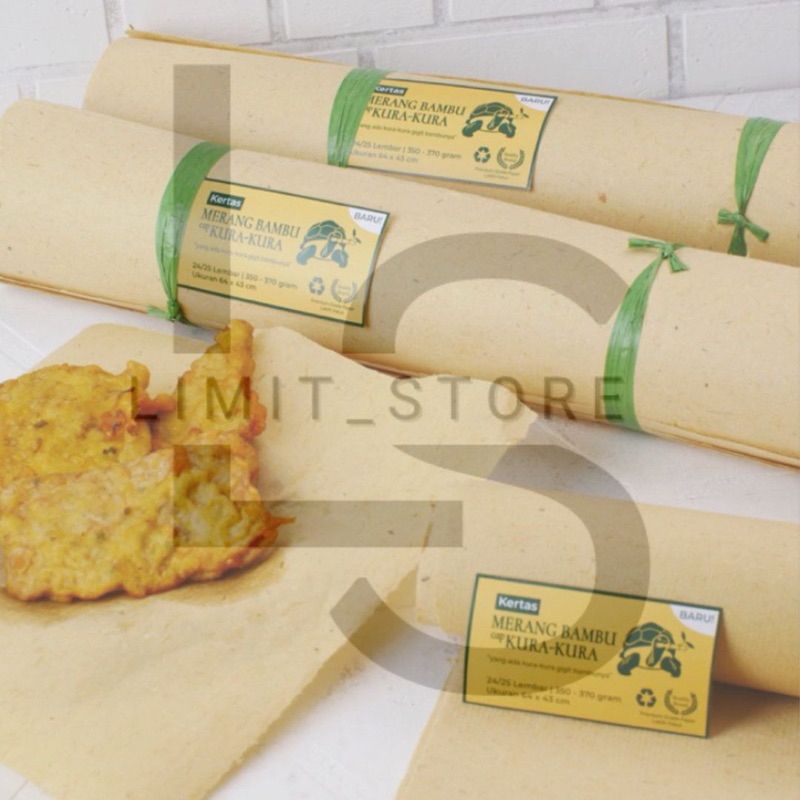 Jual [25 LBR] Kertas Merang Higienis / Kertas Damen / Alas Gorengan ...